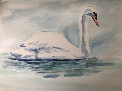 Apprendre à peindre un cygne rapidement - Art express